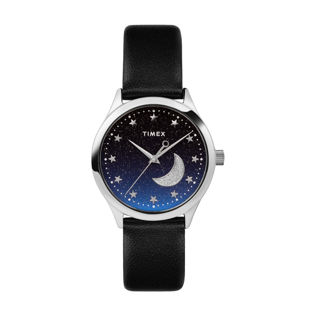 Timex Celestial 32mm Leather Strap Watch (TW2V49200) | Shopee Singapore