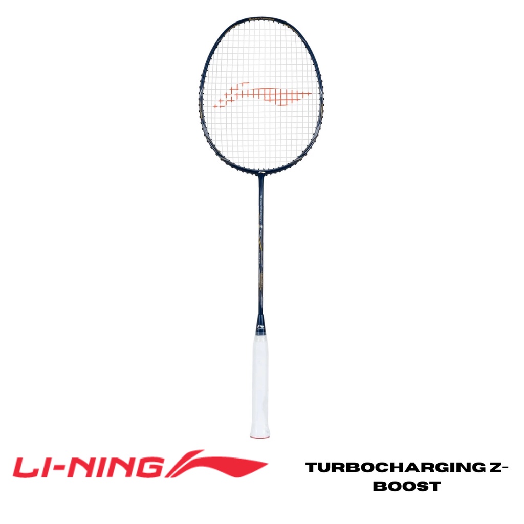 Li-ning Turbocharging Z-Boost(Navy/Silver) Badminton Racket | Shopee ...