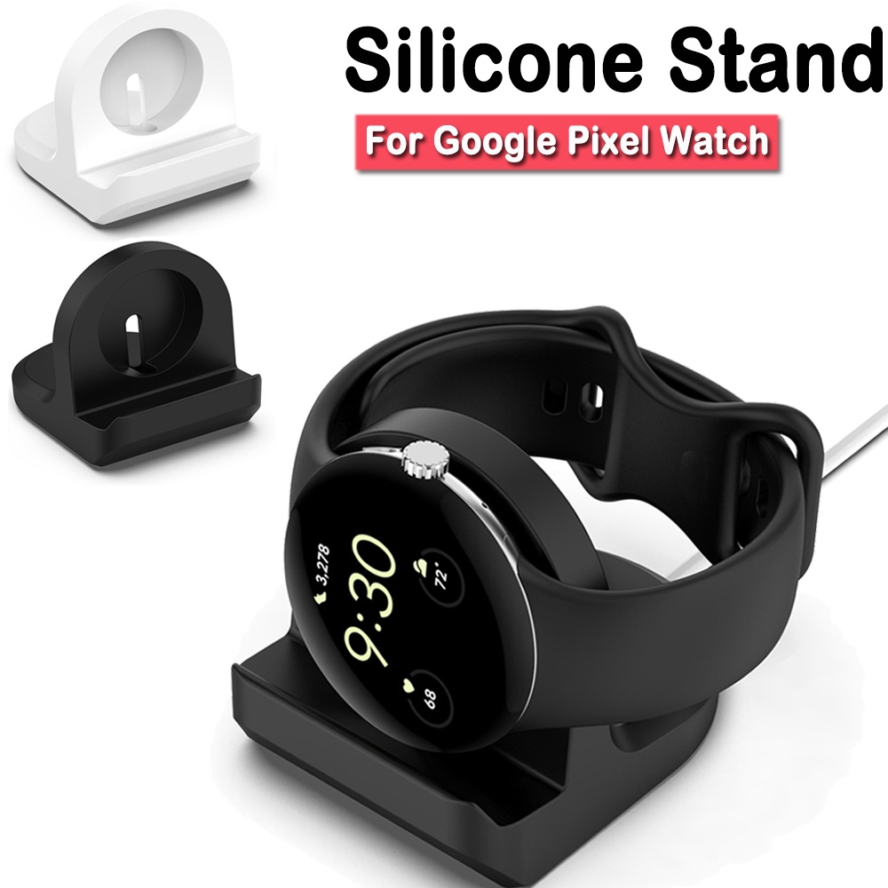 Silicone Charge For Google Pixel Watch Holder Hand Free Cable Hole ...