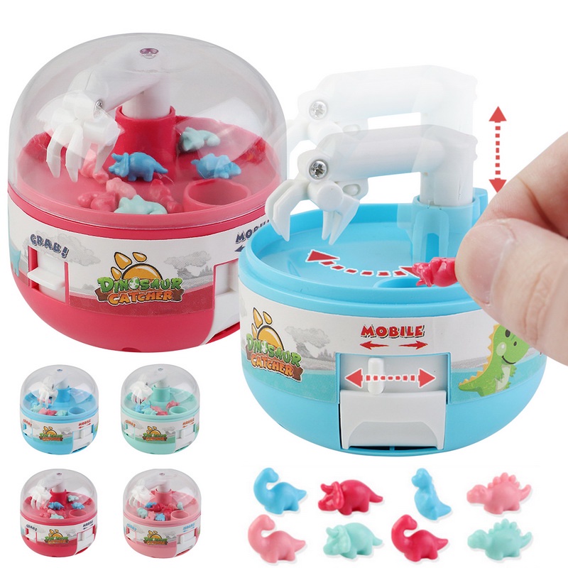 Capsule Machine Mini Dinosaur Catcher Interactive Toys Children Toddler ...