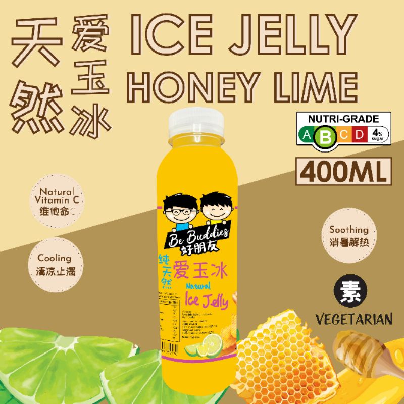 [Wholesale Bottle 400ml] Bebuddies Natural Ice Jelly | Shopee Singapore