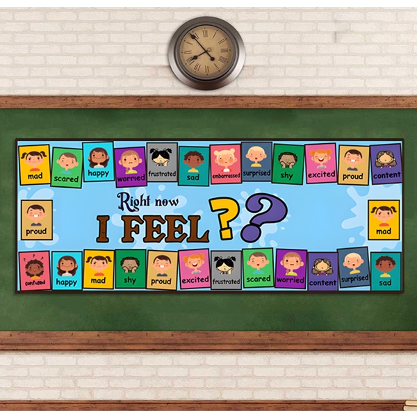 Preschool Kindergarten Emotions Theme Wall Poster Learning Room ...