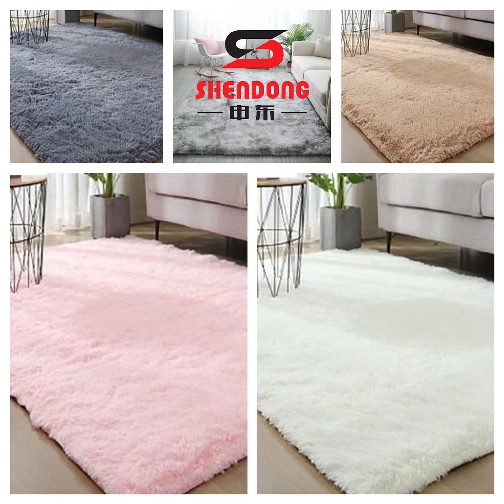 S / M / L / XL / XXL Shaggy Velvet Rugs / Fluffy Carpet / Tatami ...