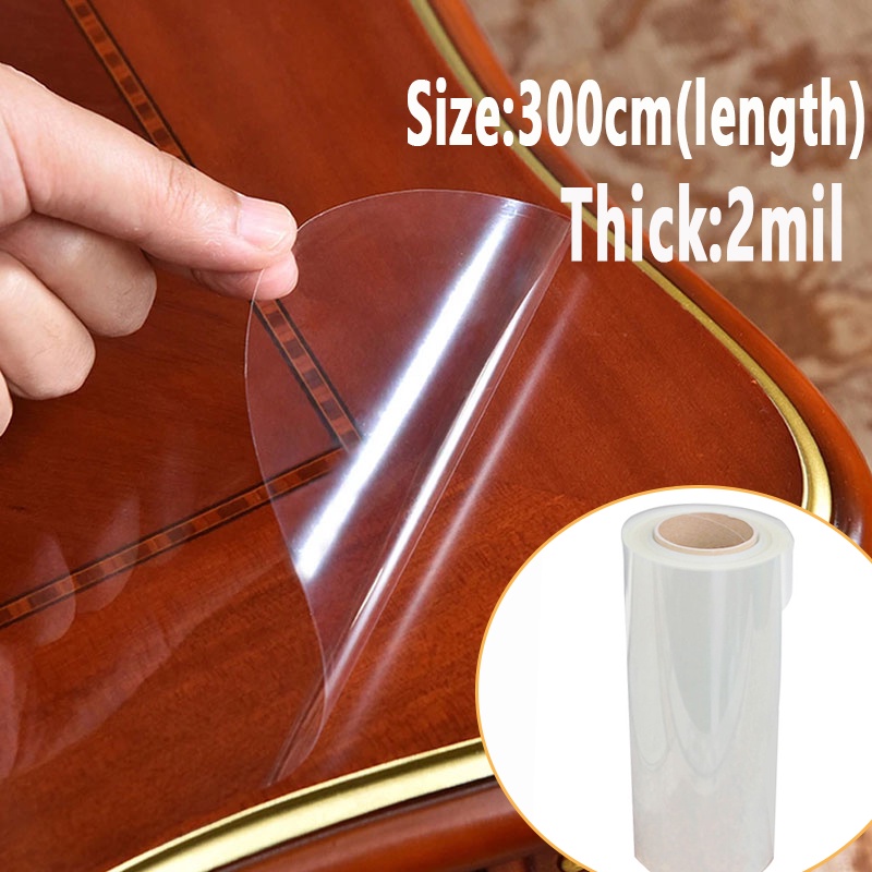 【Length 300cm】Self-adhesive Transparent Furniture Protective Film For ...