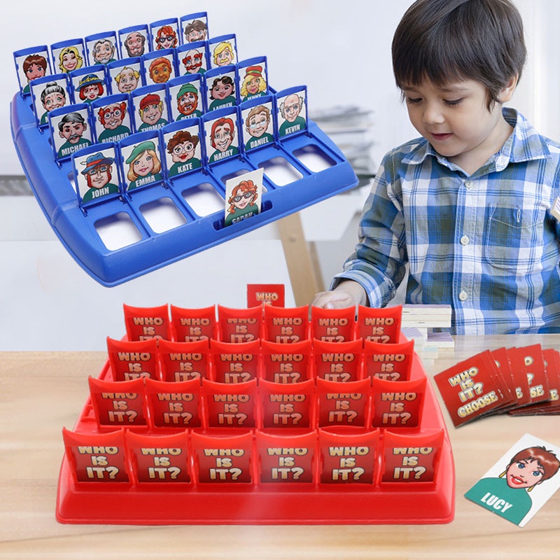 Who Is It Board Game Funny Guess Who Cards Game Toys Desktop ...