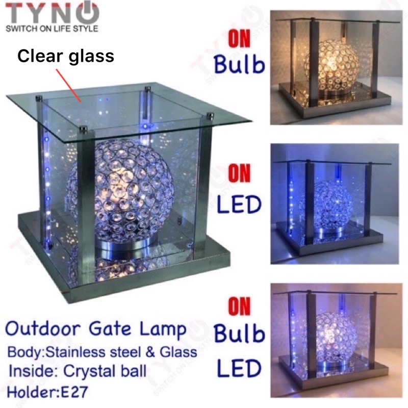 400mm Crystal outdoor gate lamp weather proof gate light Led gate light ...