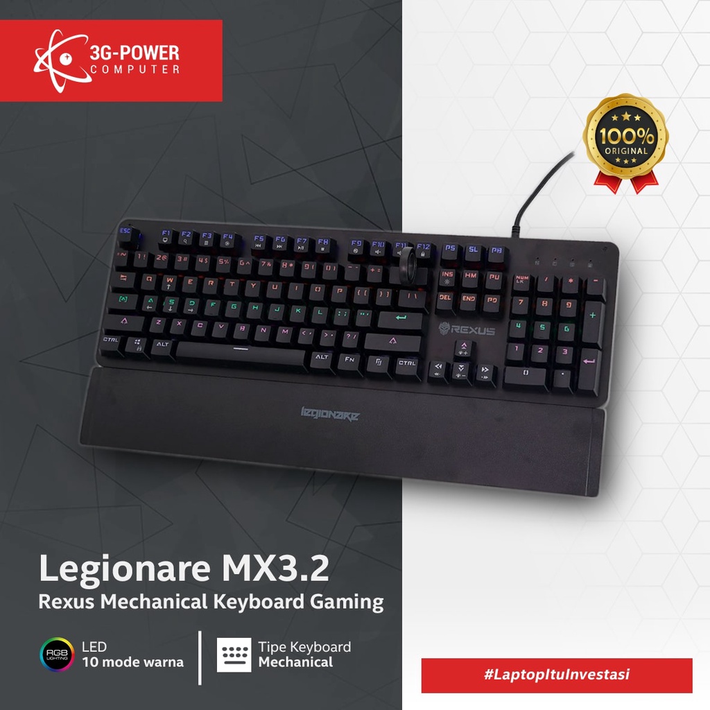 Rexus Legionare MX3.2 Mechanical Gaming Keyboard | Shopee Singapore