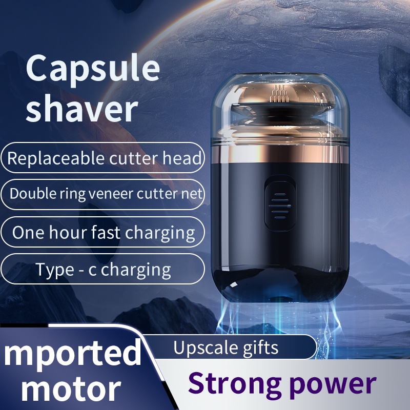 Mini Electric Shaver 2 In 1 USB Rechargeable Shaving Machine for Men ...