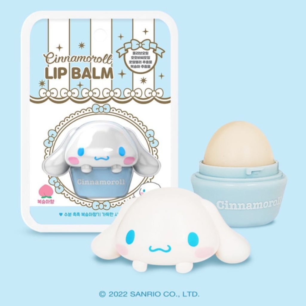 Sanrio Lip Balm Hello Kitty My Melody Cinnamoroll /Cherry /Peach /Apple ...