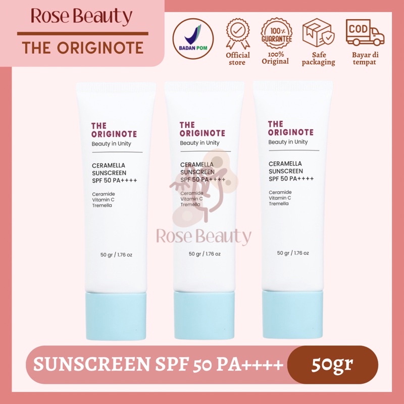 The ORIGINOTE CERAMELLA SUNSCREEN SPF 50 PA+++++ | Original SUNSCREEN ...
