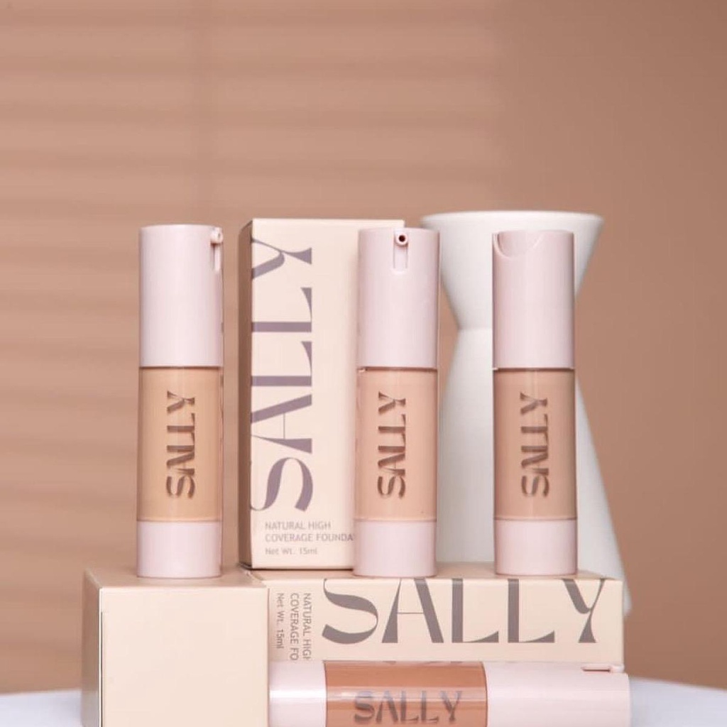 SALLY FOUNDATION (NATURAL HIGH FULL COVERAGE) | Shopee Singapore