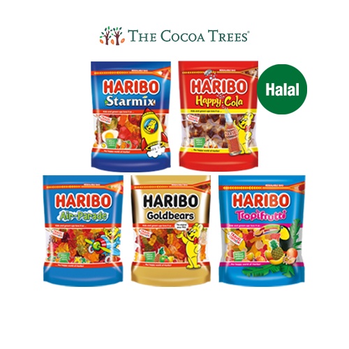 Haribo Gummies Candy Snacks (Halal) 300g | Shopee Singapore