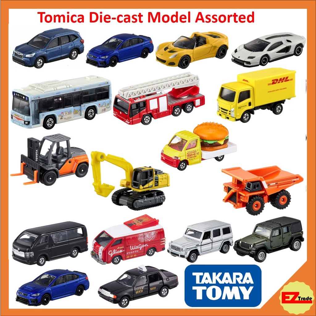 Takara Tomy Tomica Die-Cast Replica Vehicle Model Car Assorted | Shopee ...