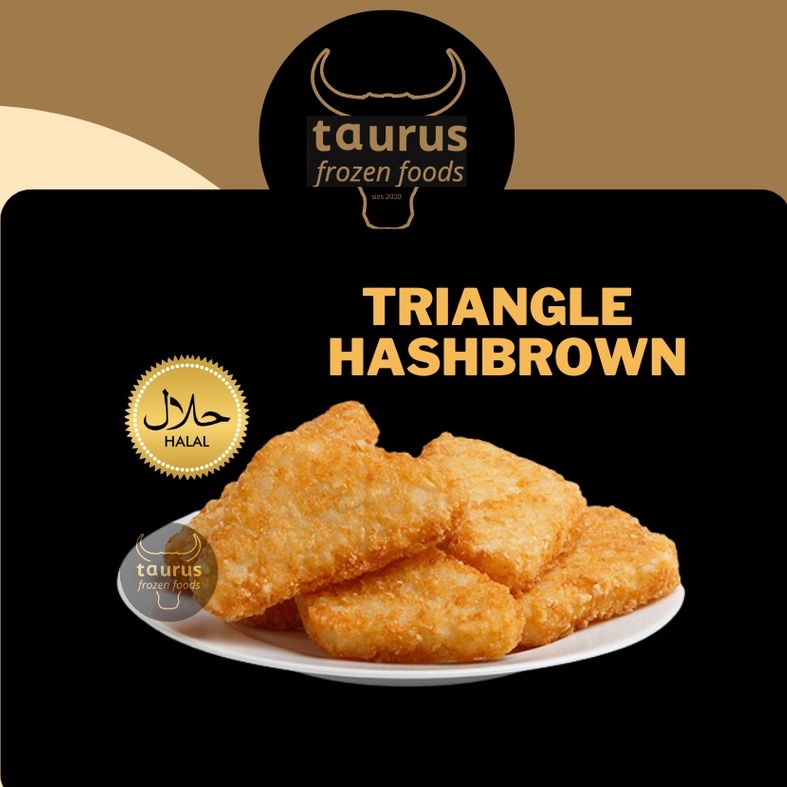 [Taurus] Triangle Hash Brown Patties 2kg Halal | Shopee Singapore