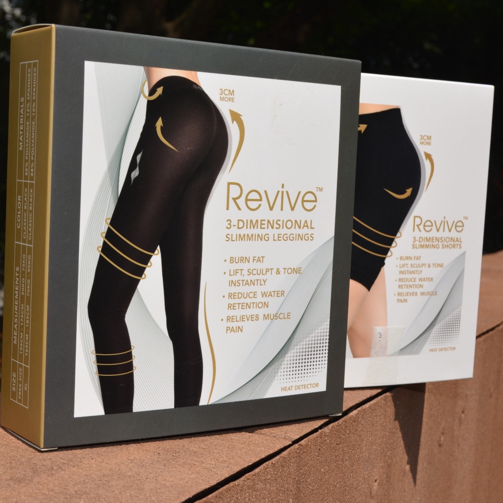 REVIVE 3-DIMENSIONAL SLIMMING LEGGINGS AND SHORTS (Unisex) | Shopee ...