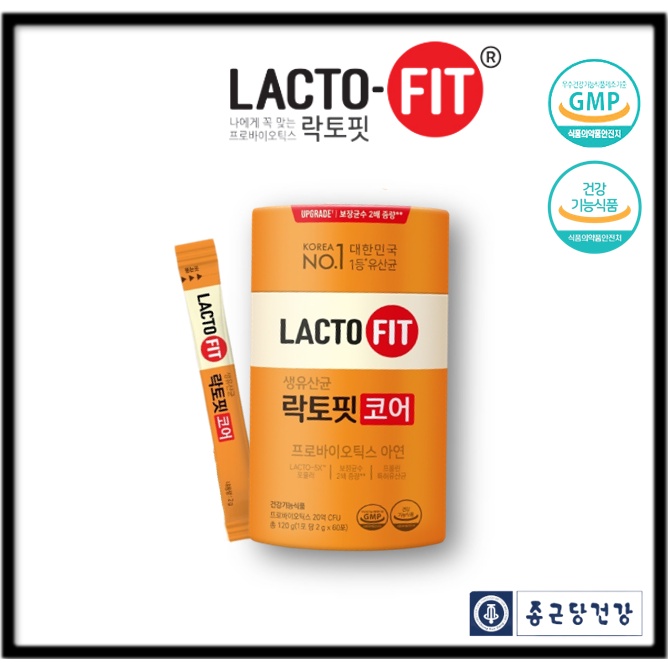 [Chong Kun Dang HealthCare] Lactofit Core (2g x 60ea) | Shopee Singapore