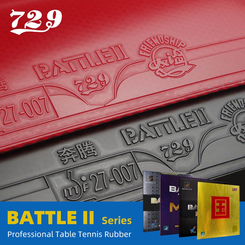 729 Friendship Battle 2 Series Table Tennis Rubber Tacky Professional ...