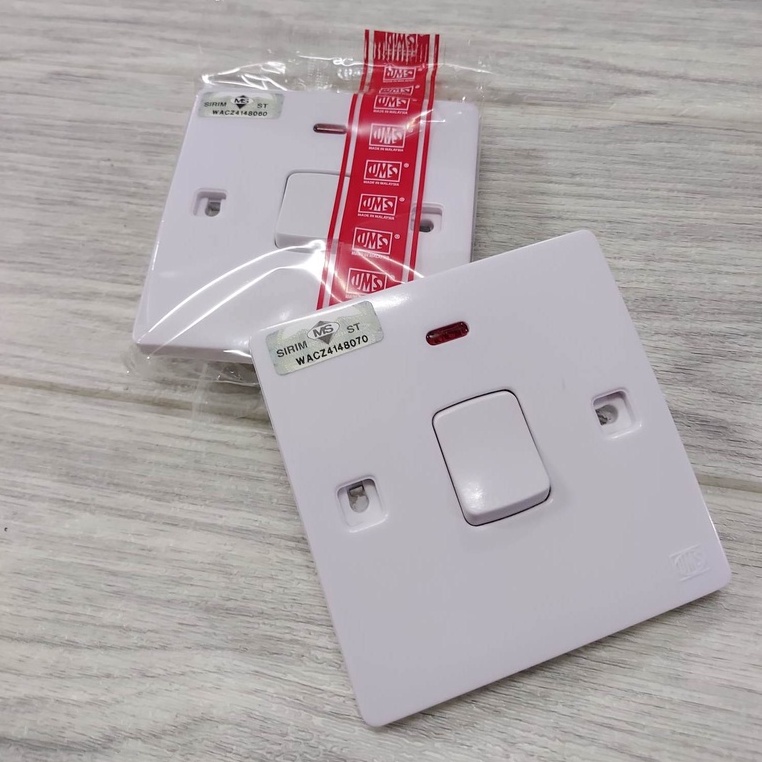 SIRIM UMS 1 Button Switch Socket Ac & Heater Suis Socket 20A 3Pin Soket ...