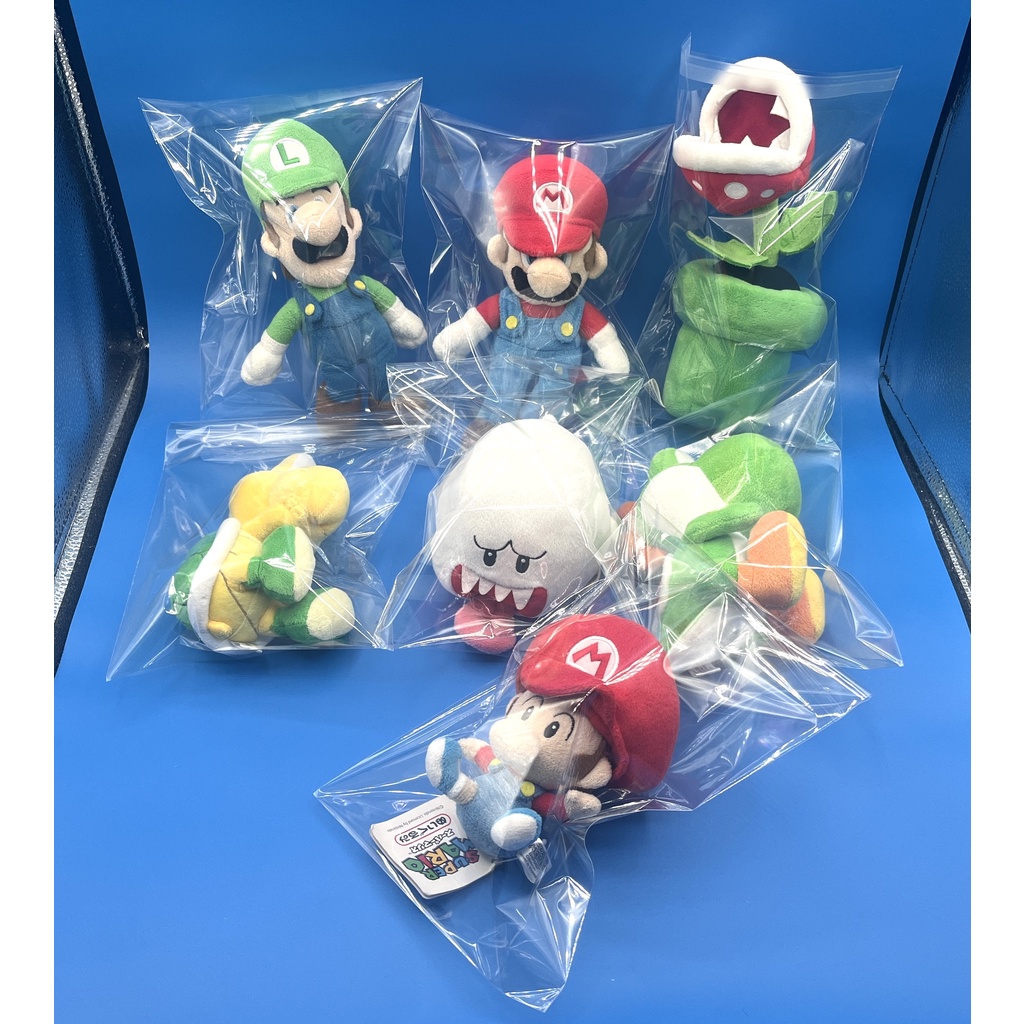 (Direct from Japan ) Lot 7 retro Super Mario Plush Toy Mario Luigi baby ...