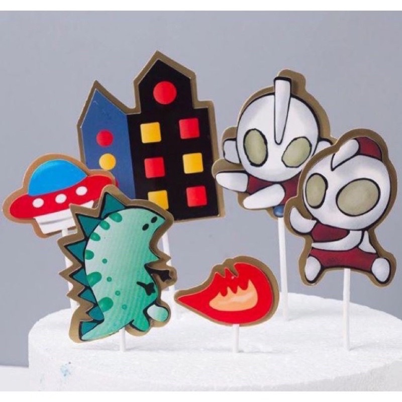Ultraman Tokusatsu Anime Cake Topper | Shopee Singapore