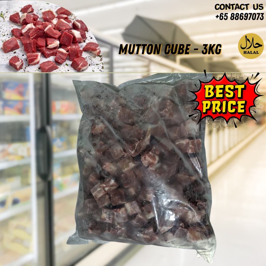 Mutton Cube - 3kg 羊肉立方体 | Shopee Singapore