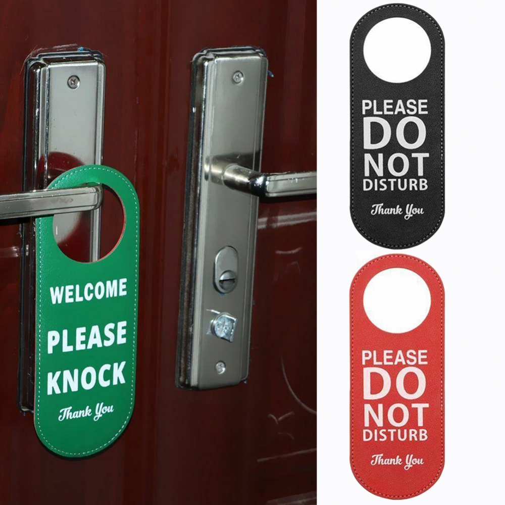 Do Not Disturb Please Knock Signs Door Knobs Meeting Room Durable Door ...