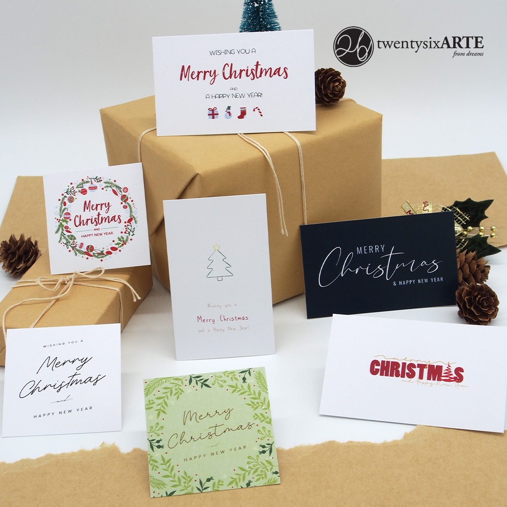 [SG] 20 Pcs Mini Cards Christmas Cards for Xmas Gift Tags, Greeting ...