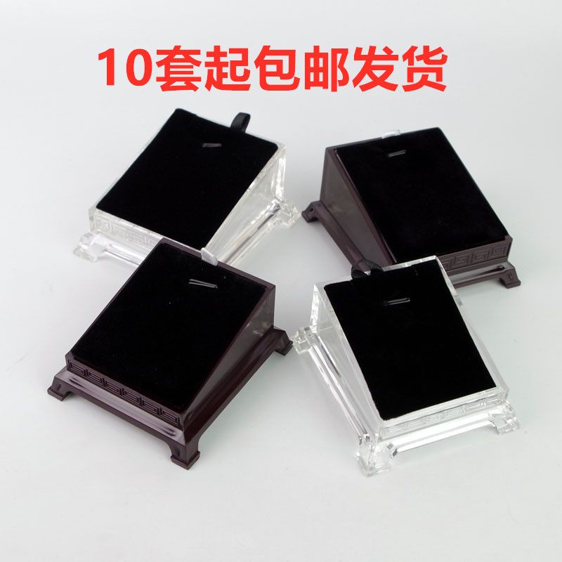 Acrylic organic glass jade Buddha pendant jewelry counter displ Acrylic ...