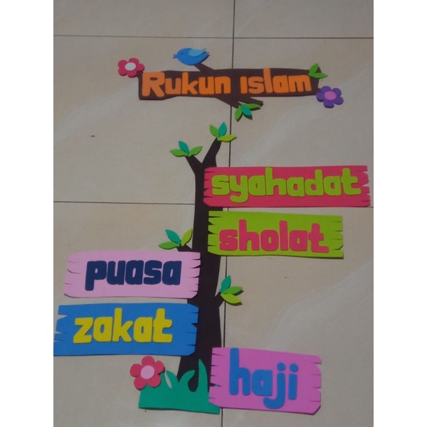 Demonstrator of the Pillars of Islam//Display of the Pillars of Faith ...