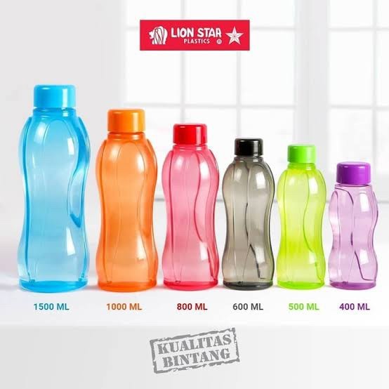 Hydro drinking water bottle (1.5 liters, 1 liter, 600ml, 800ml, 400ml) 1500ml 1000ml Lion Star ...