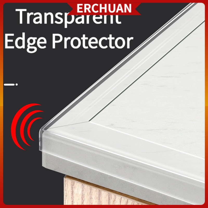Transparent Edge Protector Soft Rubber Hurt Prevention Edge Corner ...