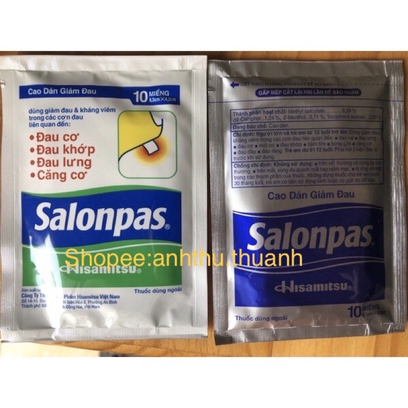 Salonpas pain relief patch (supports pain relief: muscle pain, joint ...