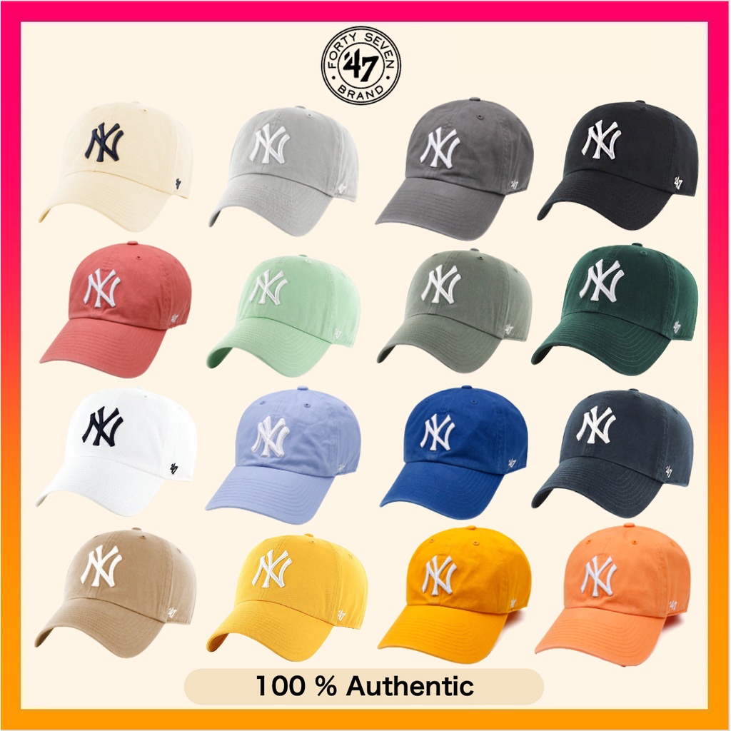 47 Brand MLB Big Logo NY Yankees Ball cap - 21 Colors (2025 New Color ...