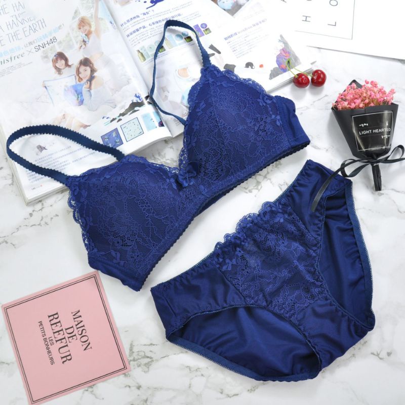 Nanoshop ABC Cup Women Bra and panty lingerie set | Shopee Singapore