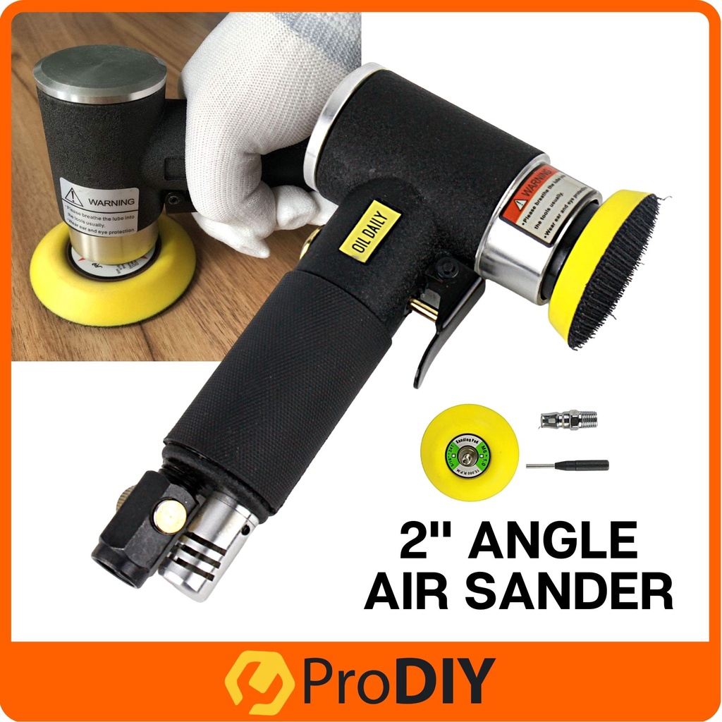 2" Angle Air Sander Orbital Sander Polisher Grinder Pneumatic Sander ...
