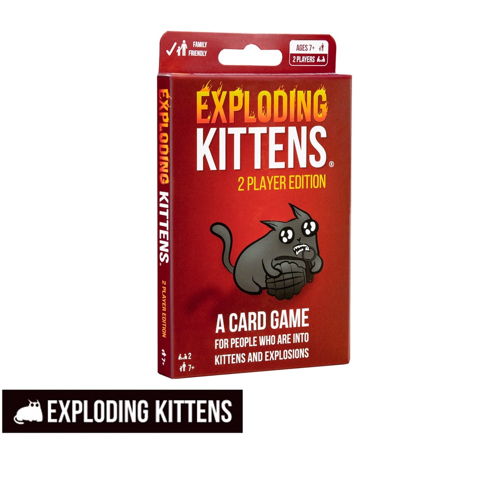 Exploding Kittens (2 Player Edition) | Shopee Singapore Exploding Kittens (2 Player Edition) | Shopee Singapore