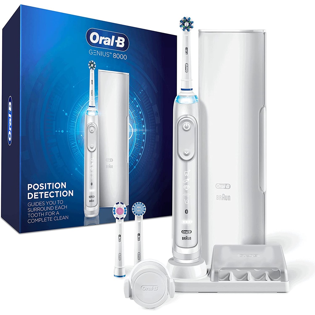 Oral-B Genius 8000 Rechargeable Battery Electric Toothbrush Powered by ...
