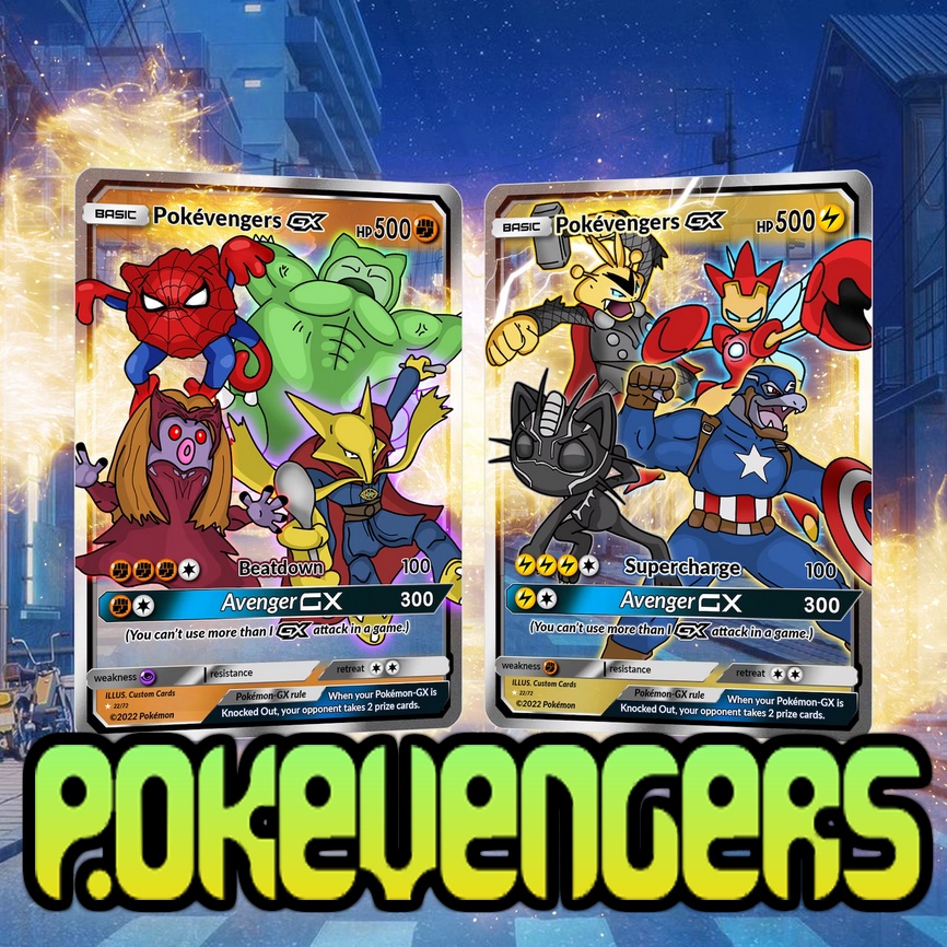 POKEMON TCG HOLOGRAM CARD SPECIAL POKEVENGERS ENGLISH VERSION | Shopee ...