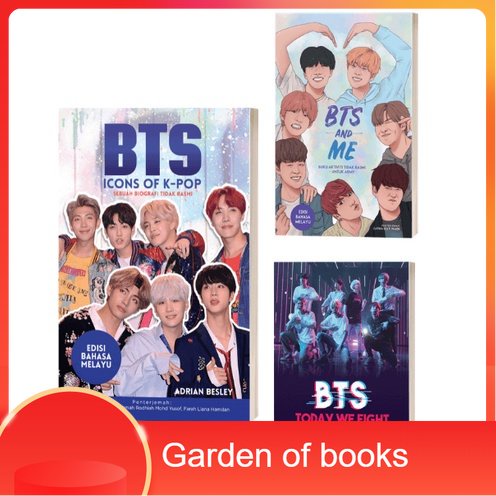 KOMBO BTS (Icons of K-Pop; Today We Fight; BTS and ME) | Shopee Singapore