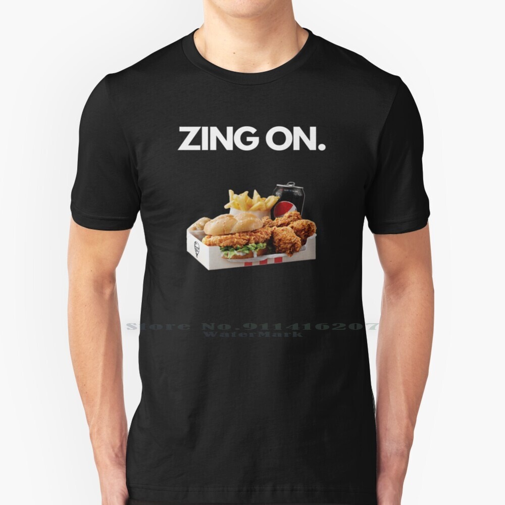 Zing On 100% Pure Cotton Food Australia Zinger Zinger Box Kfc Meme ...