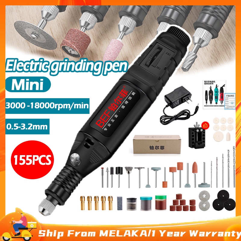 12V DC Grinder Tool Mini Dremel Drill Electric Grinding Set Milling Polishing Drilling Cutting ...