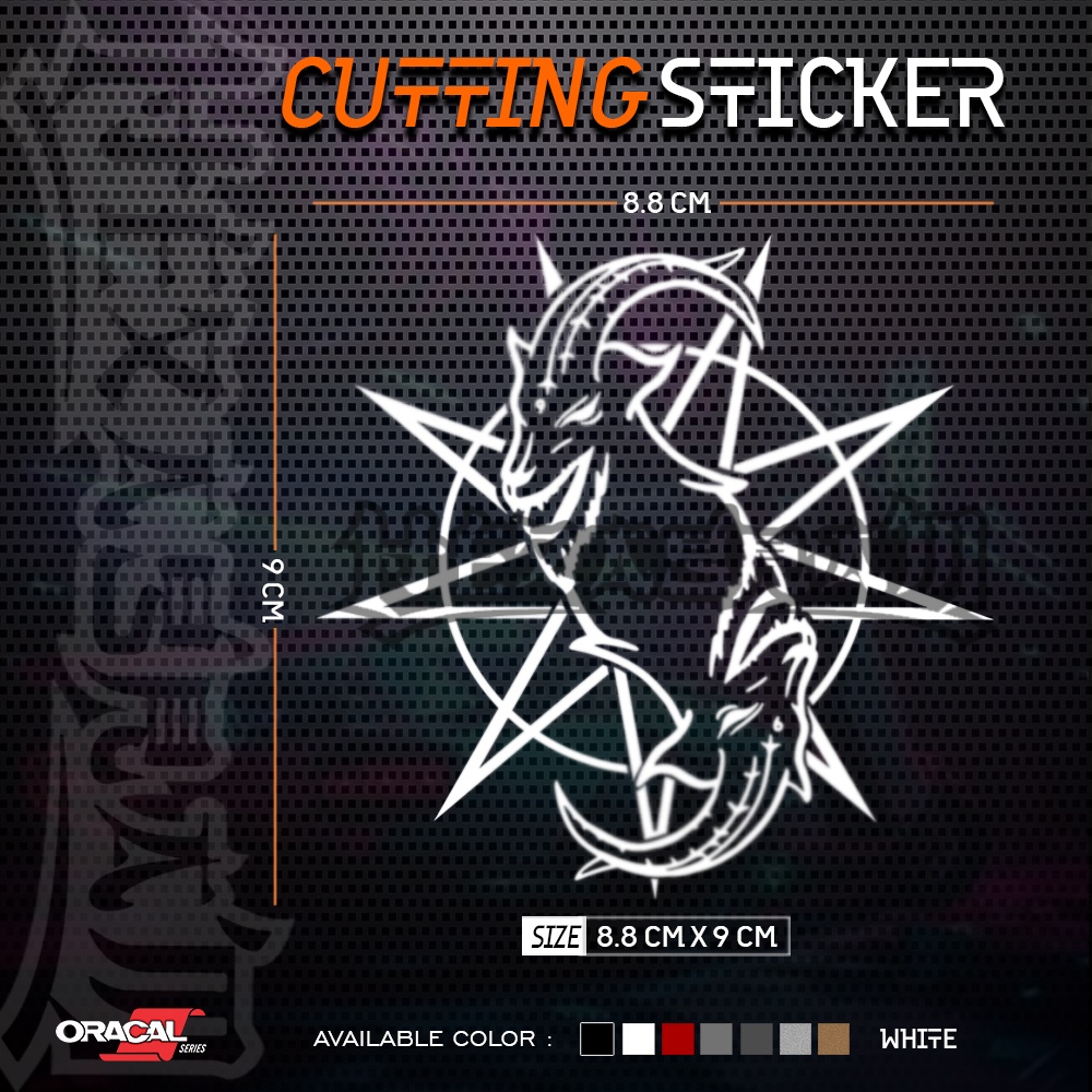 Cutting Sticker Slipknot Goat Star Logo | Slipknot Goat Star Logo ...
