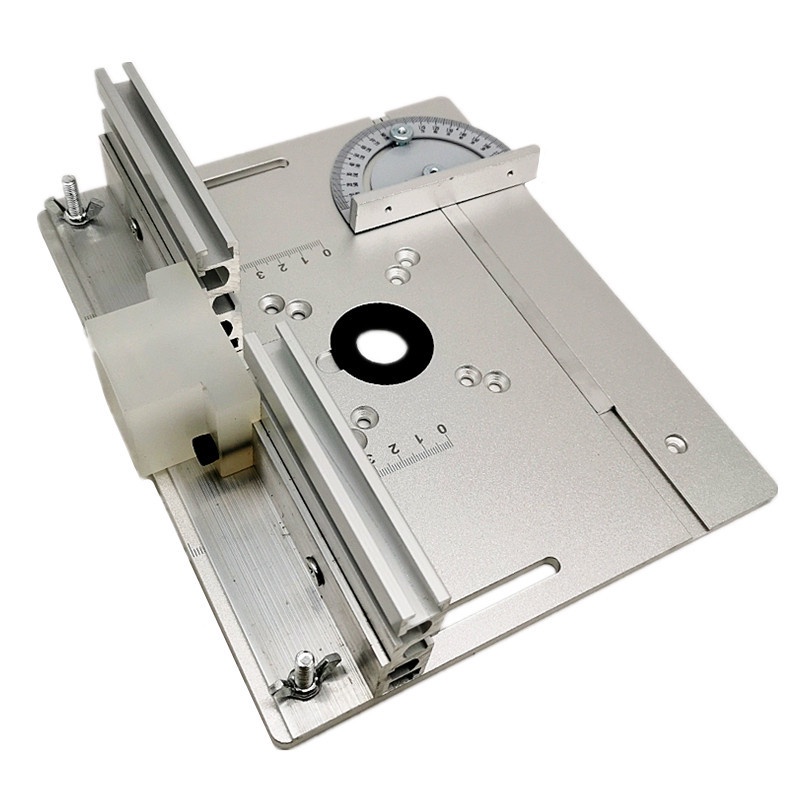 Aluminium Router Table Insert Plate W/ Miter Gauge For 65mm Diameter ...