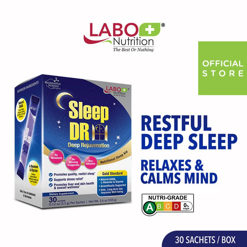 LABO Nutrition Sleep DR - Insomnia Supplement Melatonin Free with ...