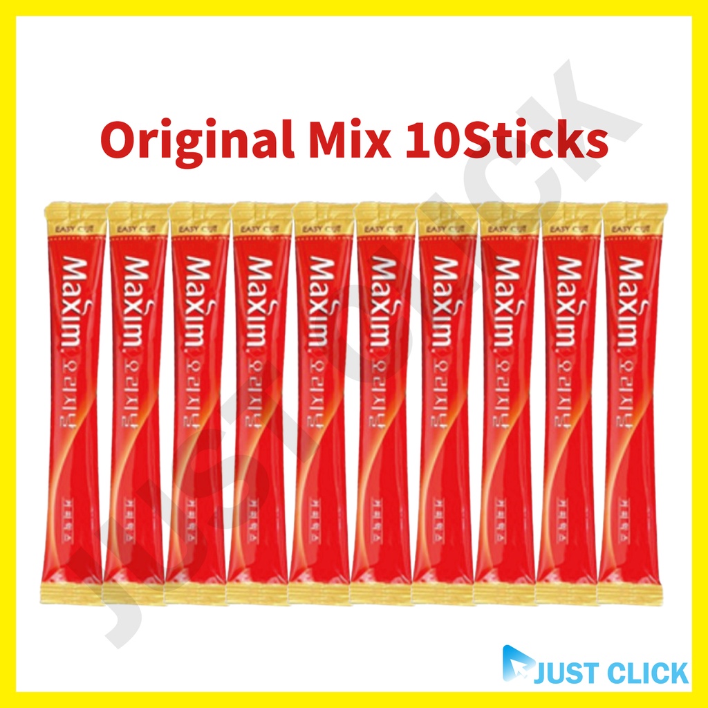 Maxim 10 STICKS instant coffee / Mocha Gold White Simple latte Arabica ...