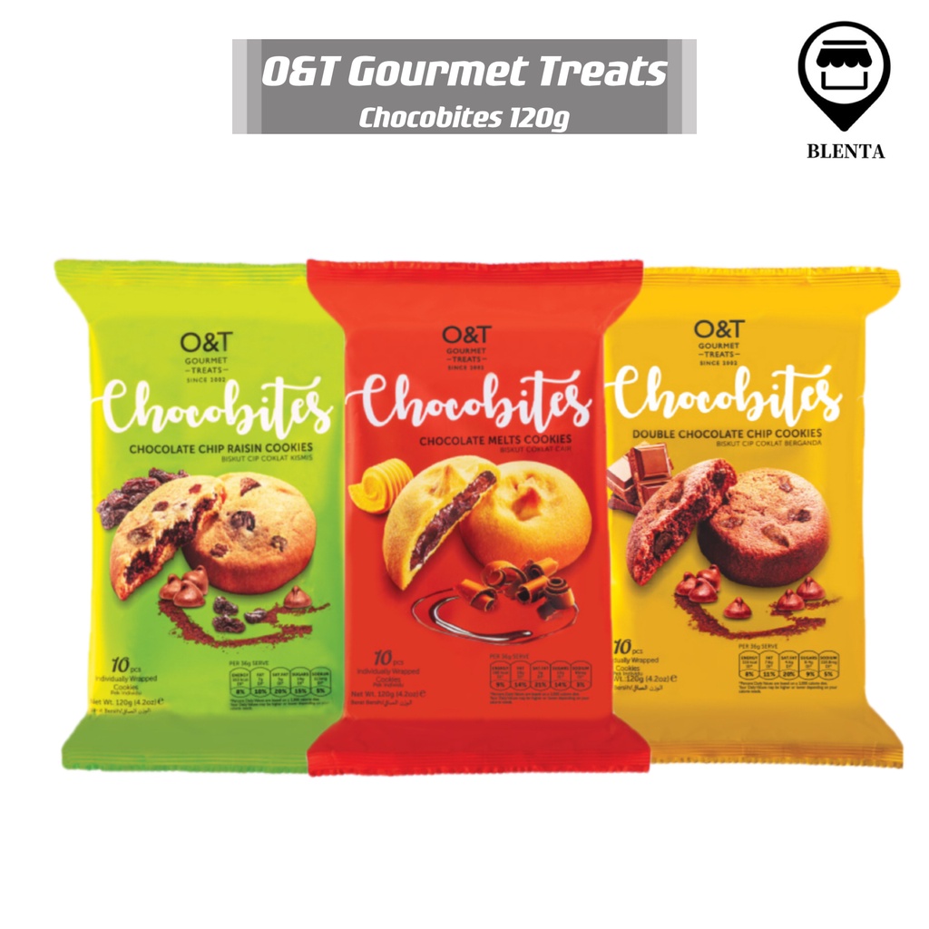 O&T Gourmet Treats Chocobites Chocolate Melts Cookies/Double Chocolate ...
