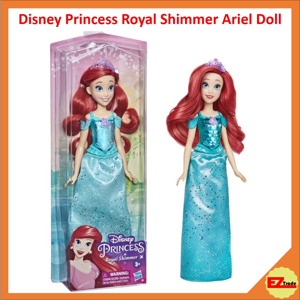 Hasbro Disney Princess Royal Shimmer Ariel Doll, Fashion Doll with ...