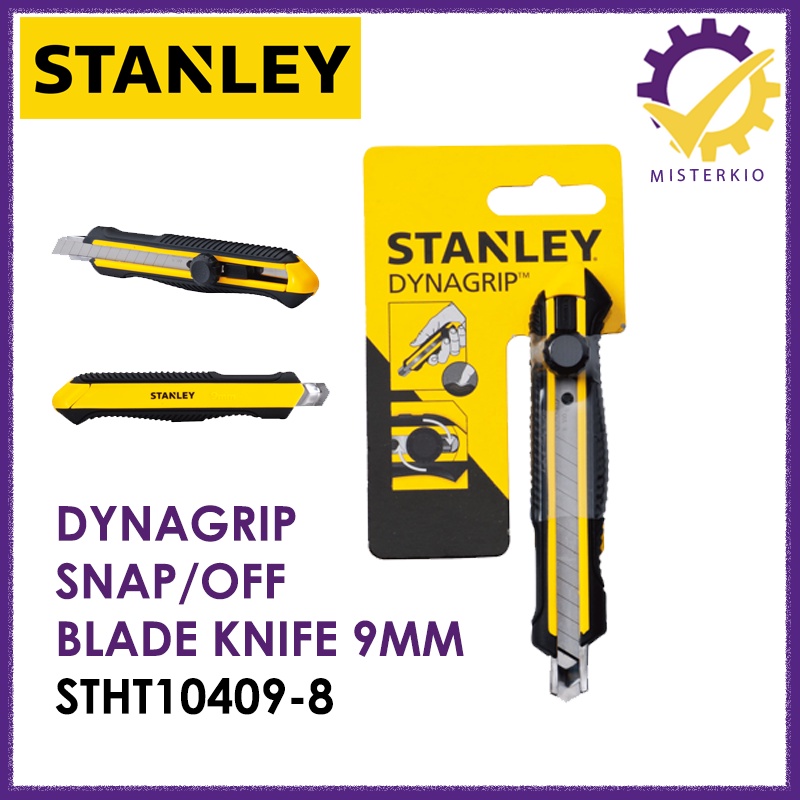 Stanley DYNAGRIP SNAP OFF BLADE KNIFE 9MM STHT10409-8 | Shopee Singapore