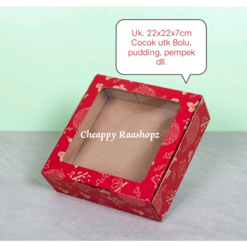 Chinese New Year Pudding Box 22x22 Pudding Box 200ml Chinese New Year ...