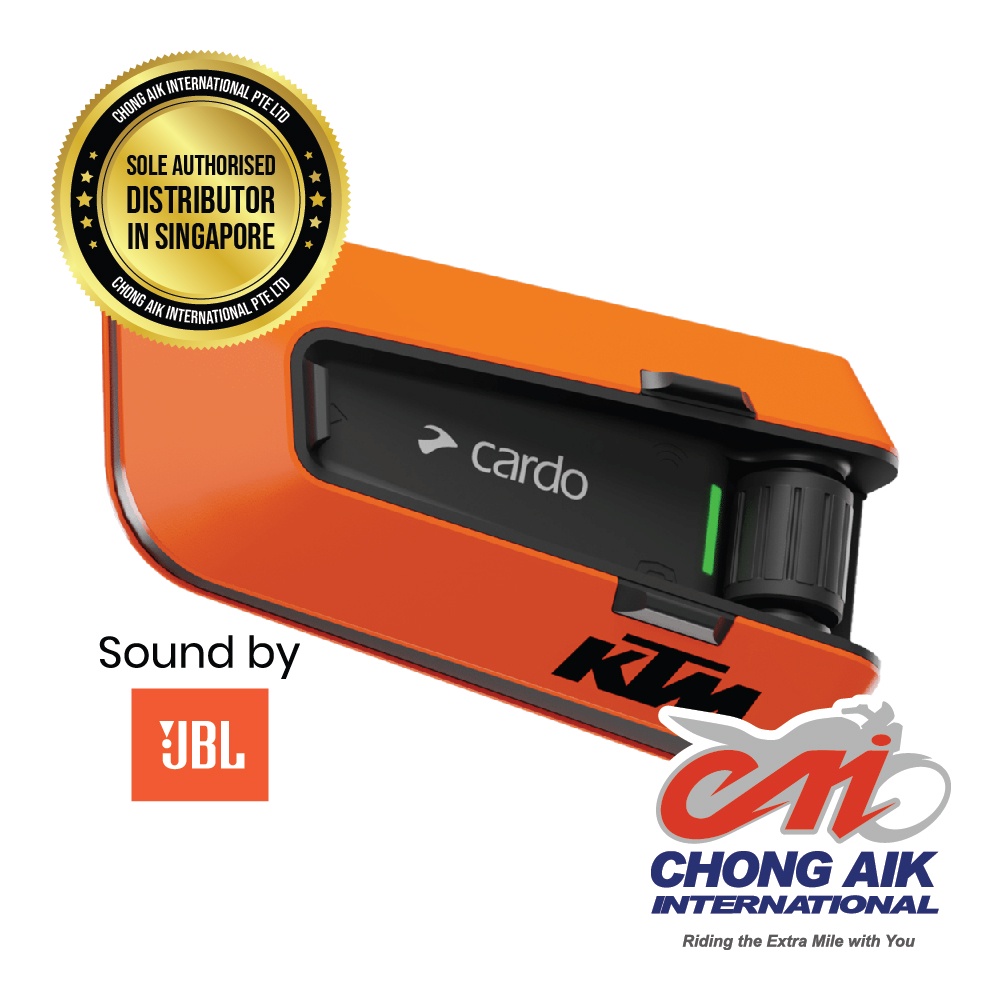 [ONGOING PROMO] CARDO Intercom System Packtalk Edge KTM Single (Sound ...